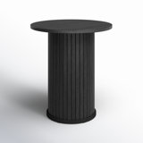 AllModern Iris Pedestal End Table & Reviews | Wayfair